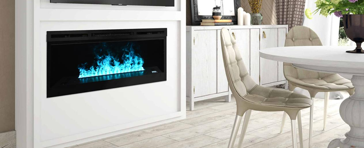 New Multiple Color 3D Water Mist Fireplace